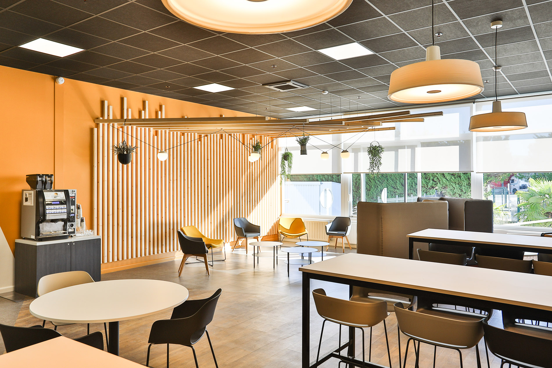 Nos projets - Salle de Pause – Site de production - R Déco Actuel