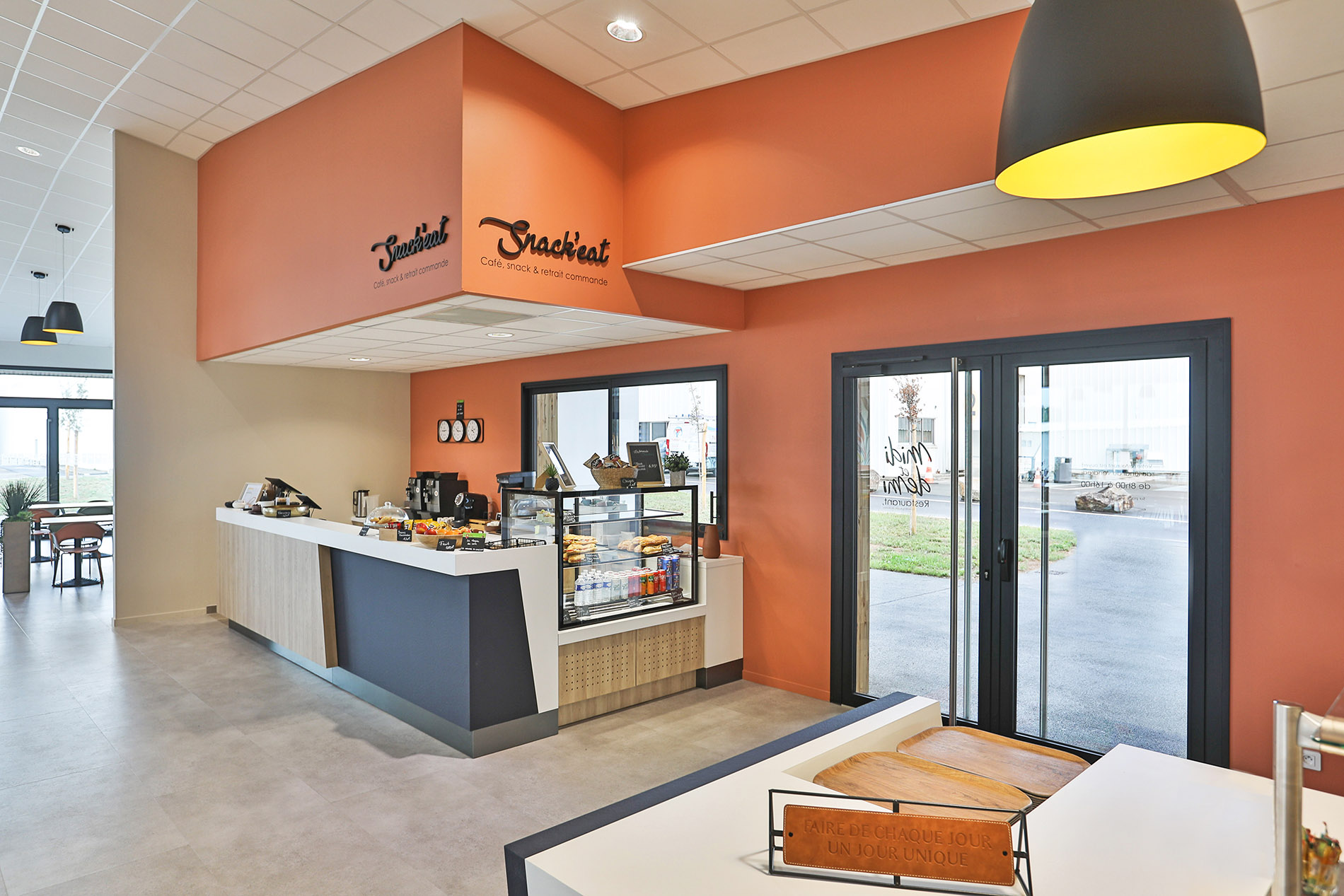 Nos projets - Restaurant d'Entreprise - R Déco Actuel